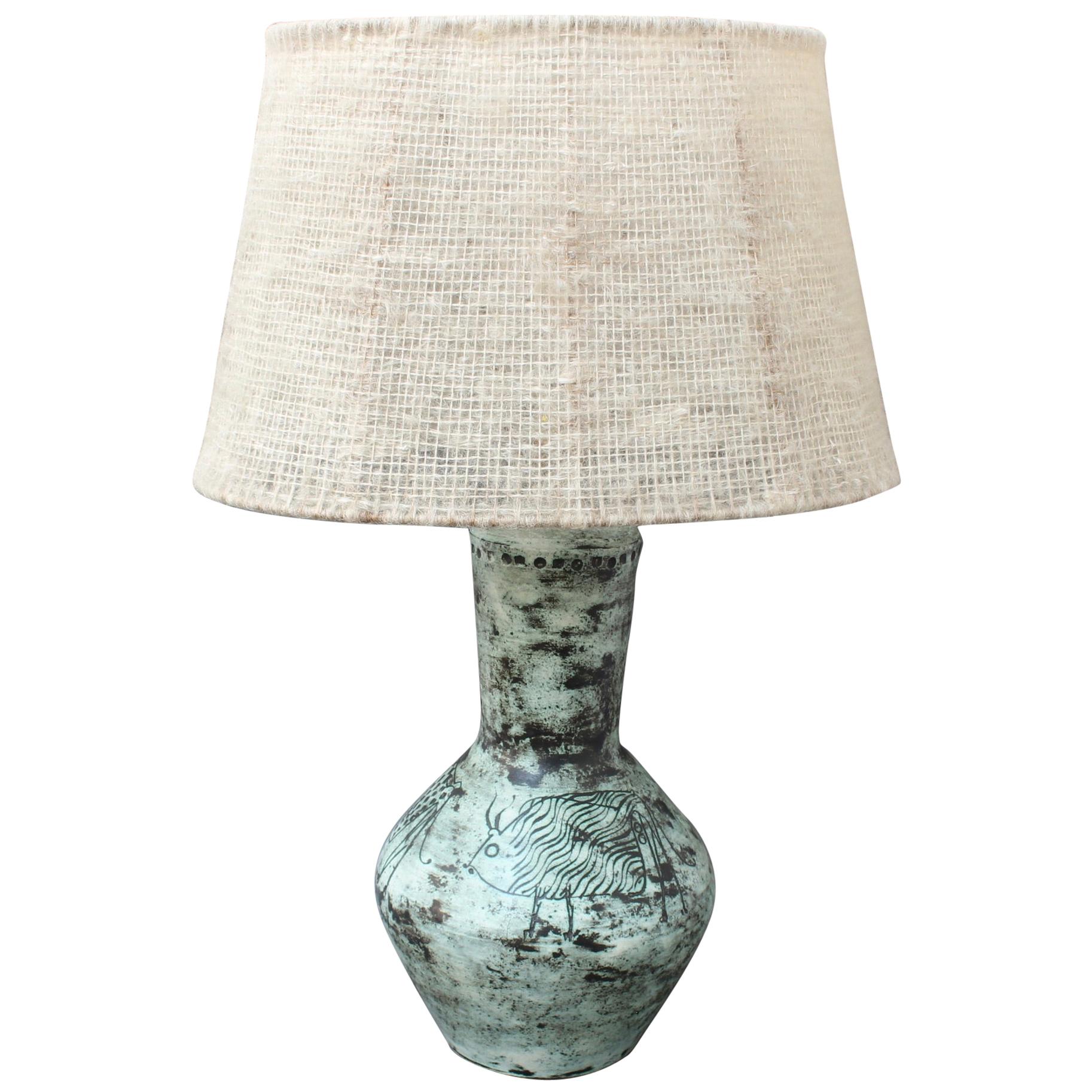 1950s French Ceramic Pottery Lamps at 1stDibs