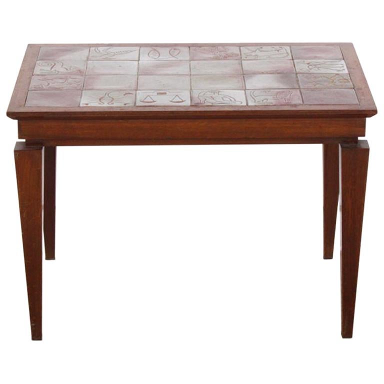 Vintage Gaudi-Style Mosaic Coffee Table, circa 1950 at 1stdibs