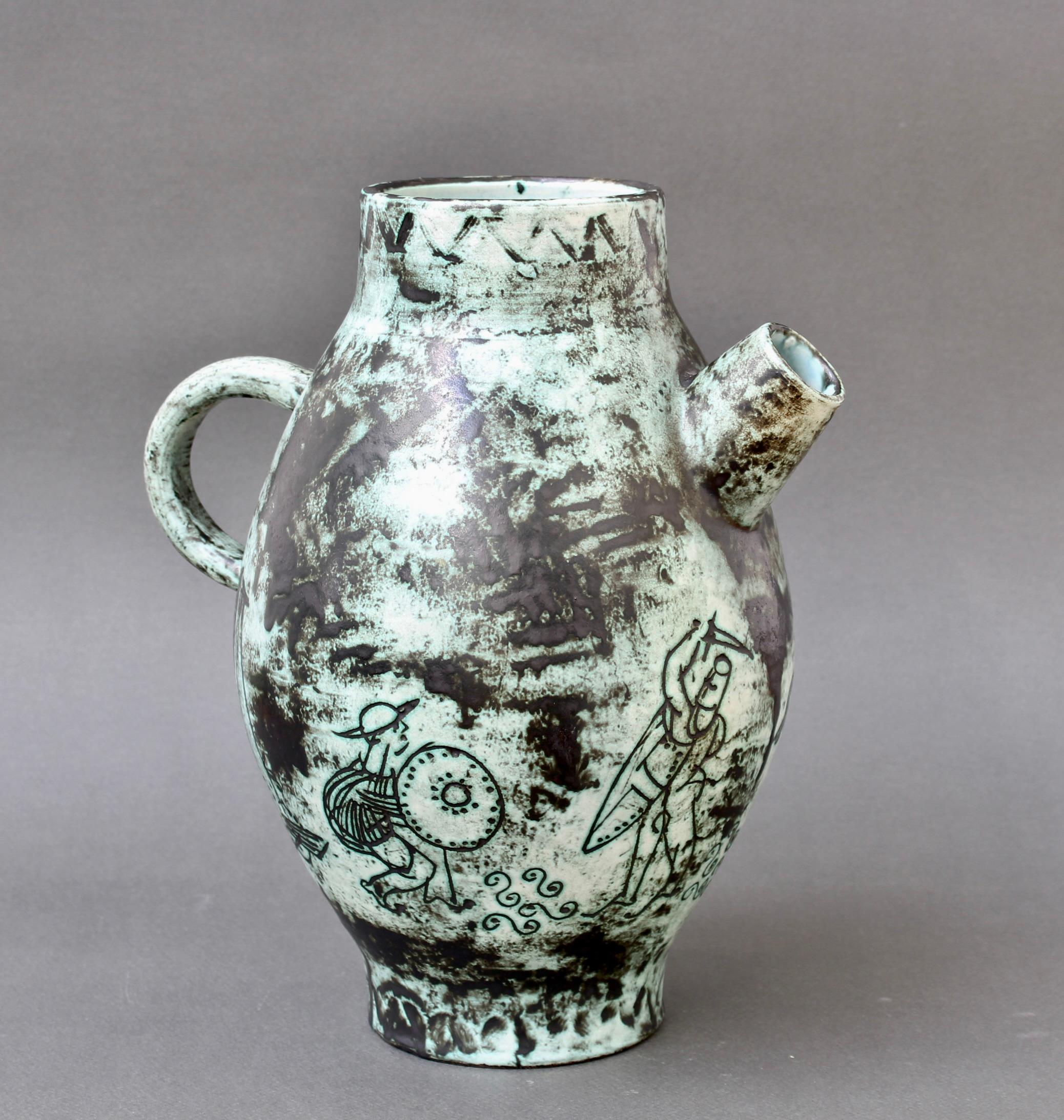 Vintage French Ceramic Vase by Jacques Blin (circa 1950s) For Sale at ...