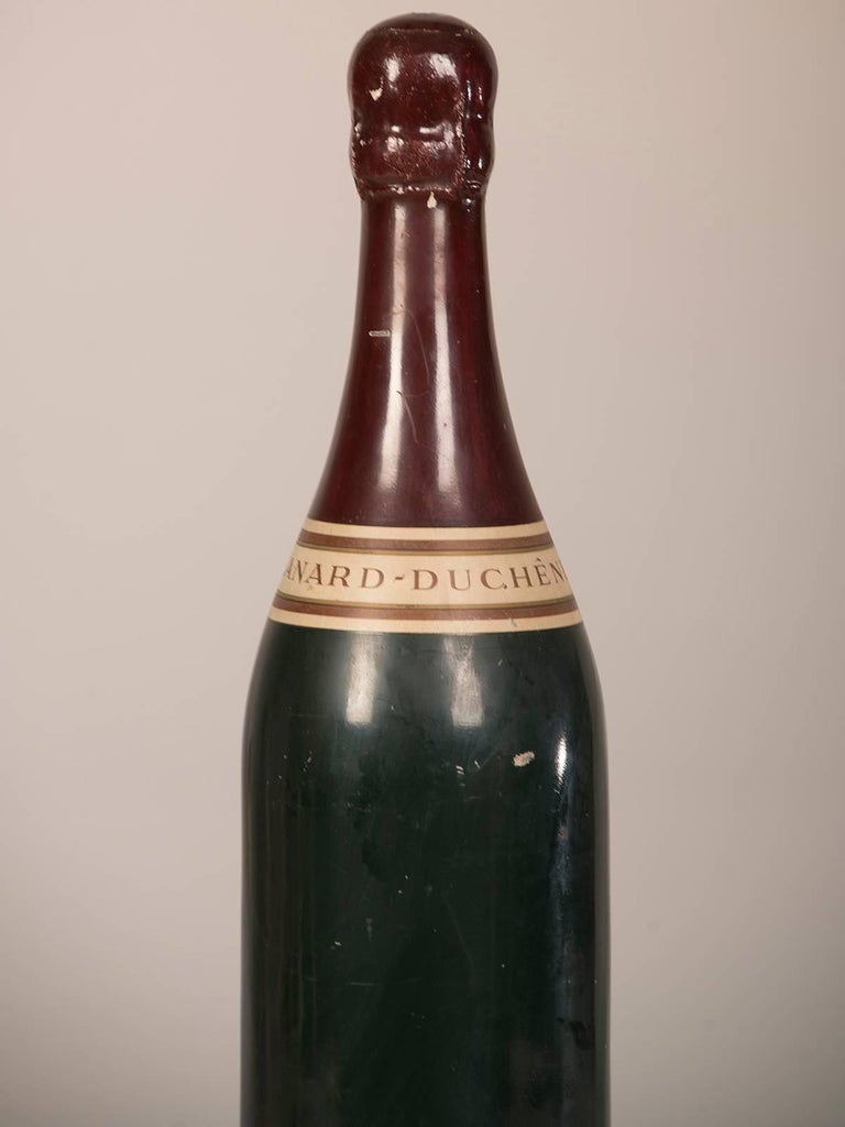 Vintage French Champagne Bottle Advertising Prop for Bistro France ...