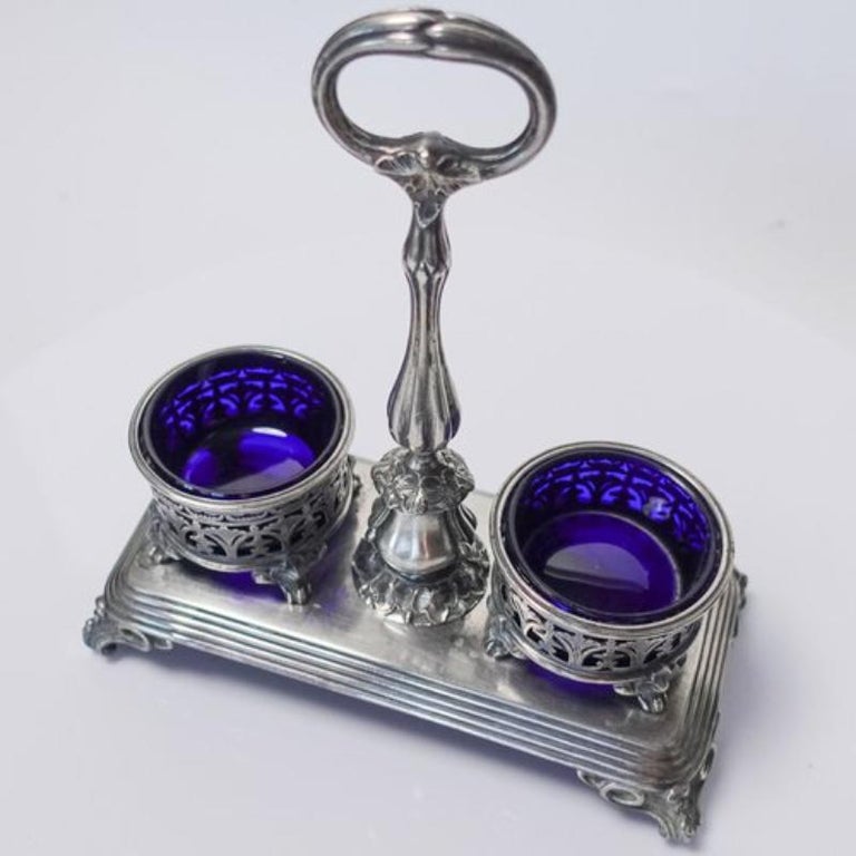 Vintage French Christofle Condiment Cellar For Sale at 1stDibs