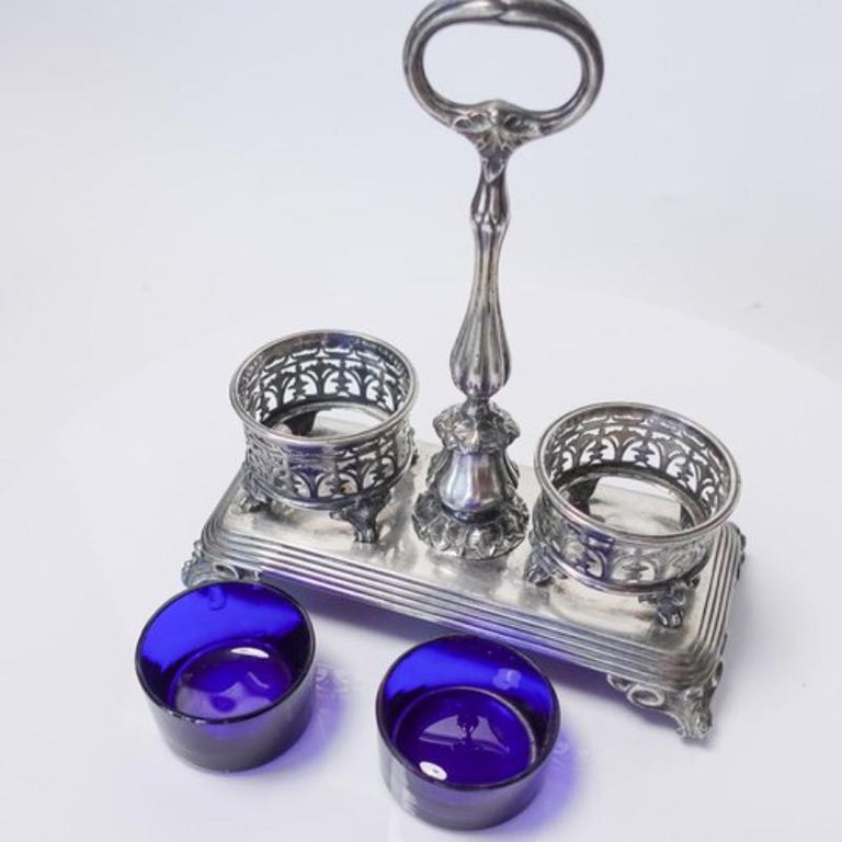 Vintage French Christofle Condiment Cellar For Sale at 1stDibs