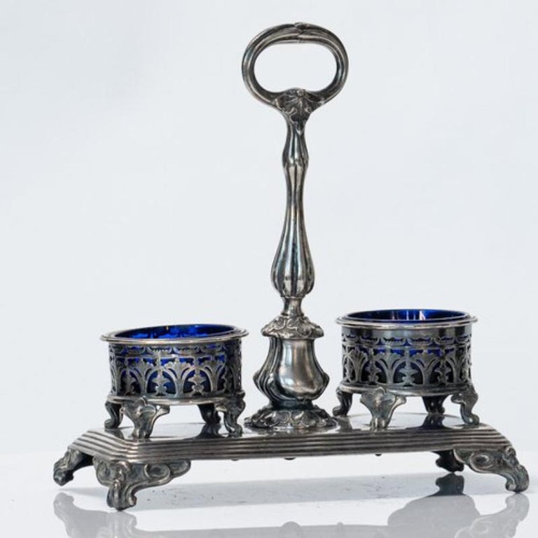 Vintage French Christofle Condiment Cellar For Sale at 1stDibs