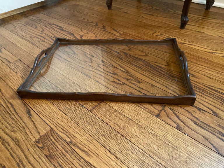 Vintage French Curio Table, Dumbwaiter and Butler Tray / Bar Cart For ...