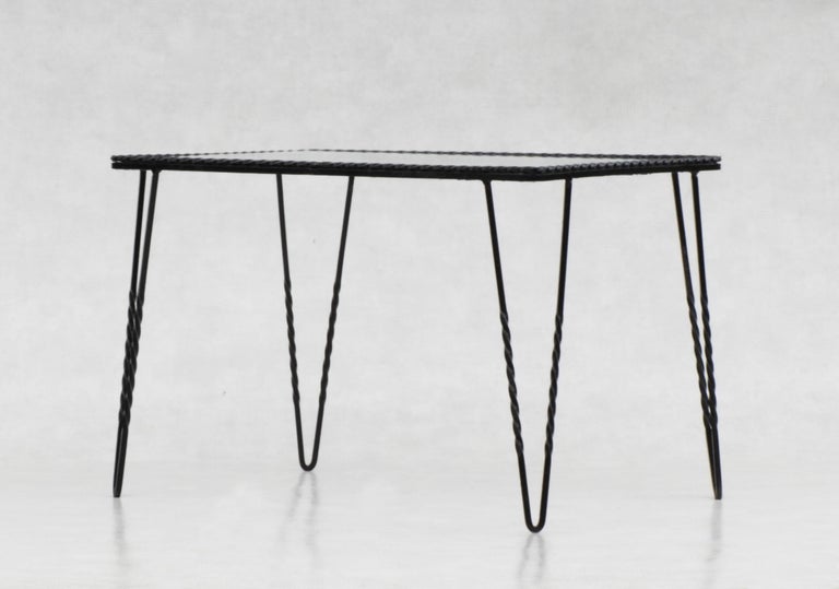 Vintage French Filigree Side Table c1950s For Sale at 1stDibs