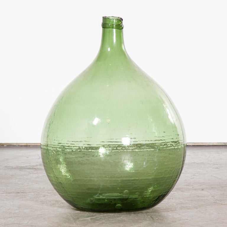 Vintage French Glass Demijohn, Large 'Model 957.6' at 1stDibs
