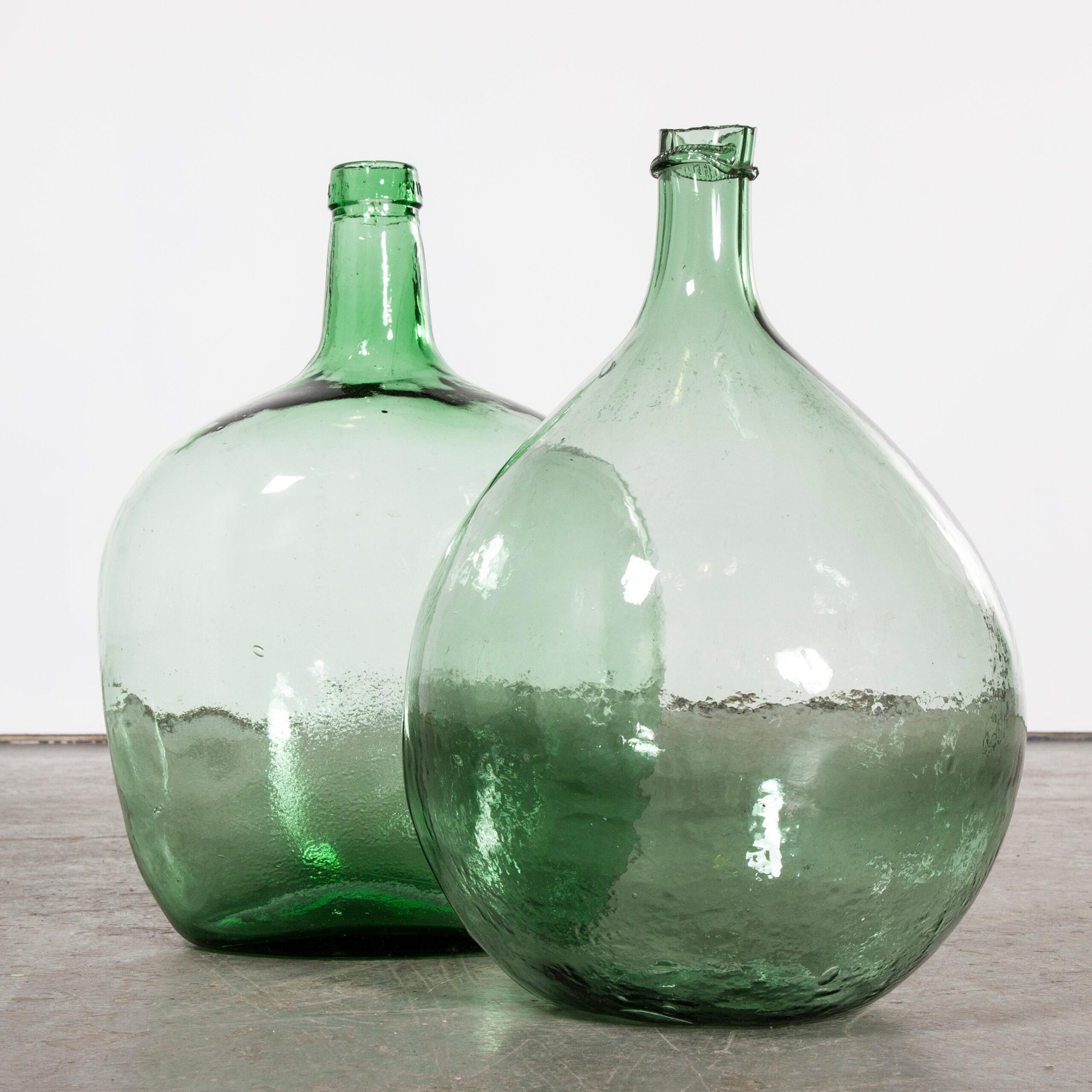 Vintage French Glass Demijohn, Pair of Demijohn 'Model 957.10' at ...