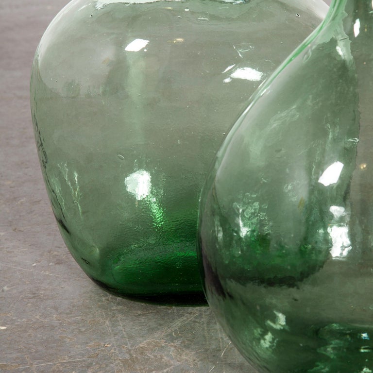 Vintage French Glass Demijohn, Pair of Demijohn 'Model 957.10' at 1stDibs