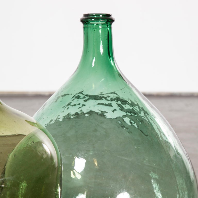 Vintage French Glass Demijohn, Pair of Demijohn 'Model 957.11' at 1stDibs