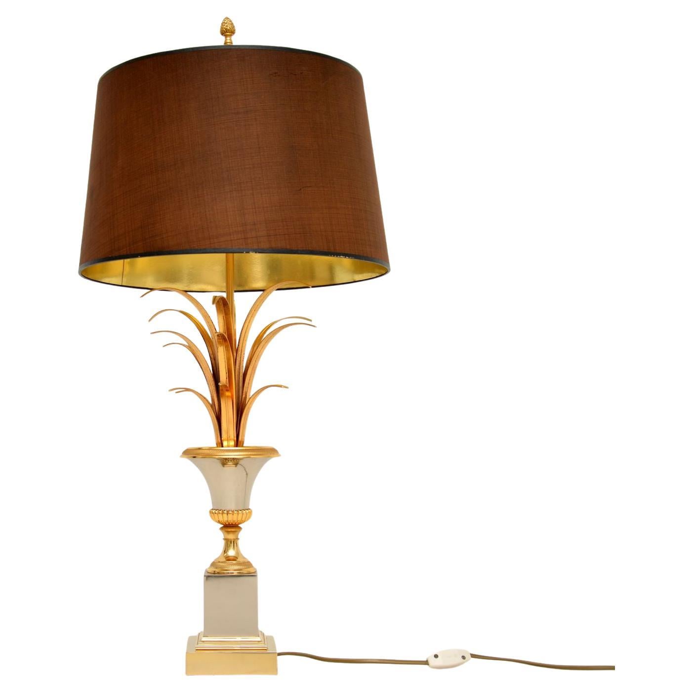 Vintage French Twin Table Lamp at 1stDibs