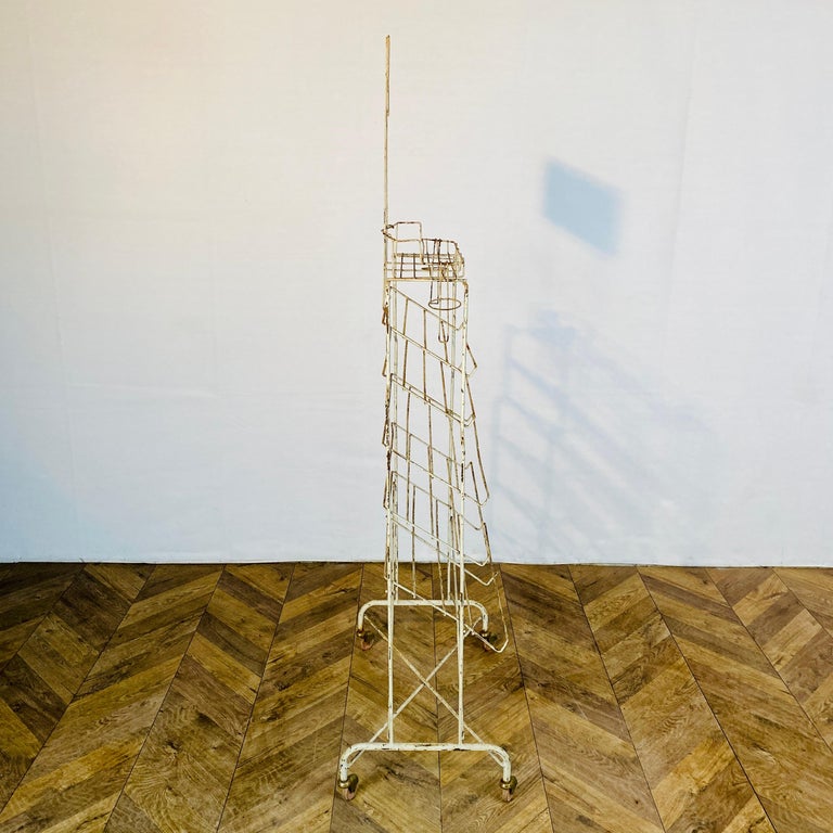 Vintage French Metal 6-Tier Shop Display Stand, 1970s For Sale at 1stDibs