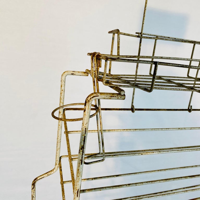 Vintage French Metal 6-Tier Shop Display Stand, 1970s For Sale at 1stDibs