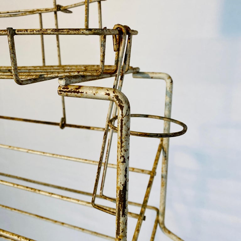 Vintage French Metal 6-Tier Shop Display Stand, 1970s For Sale at 1stDibs