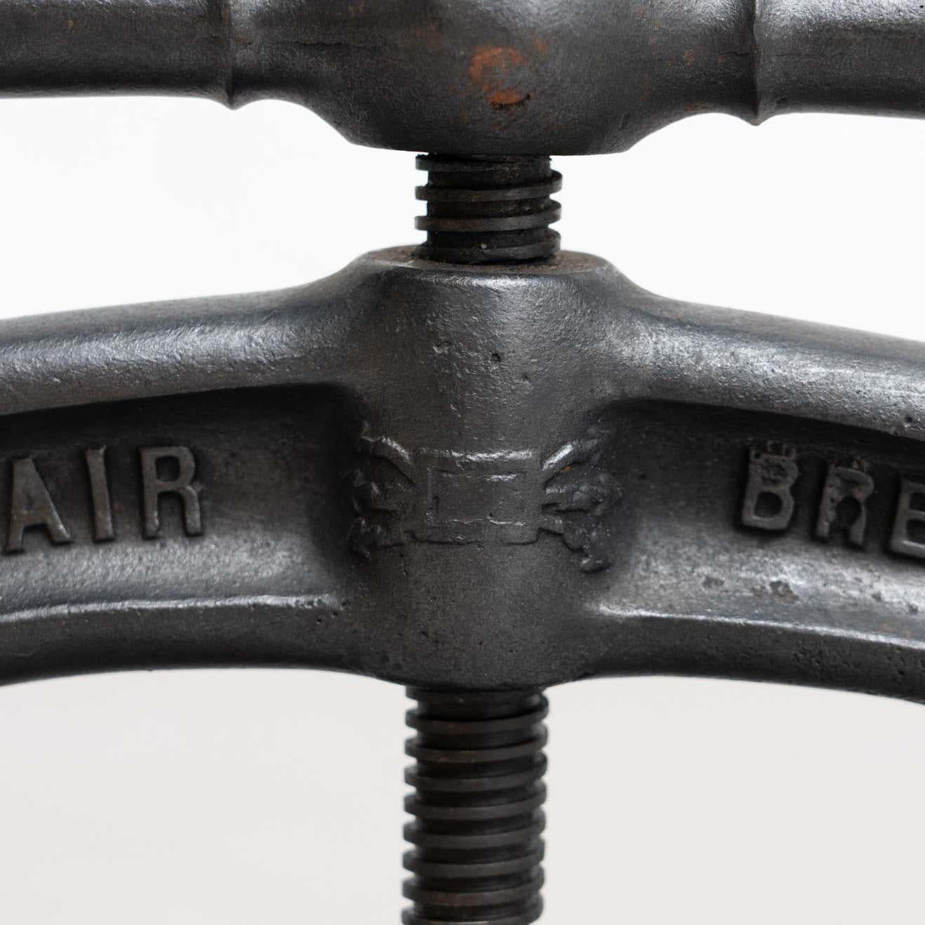 Vintage French Metal Paper Printing Press, circa 1900 For Sale at ...