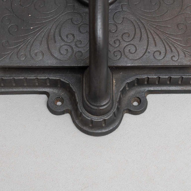 Vintage French Metal Paper Printing Press, circa 1930 For Sale at 1stDibs