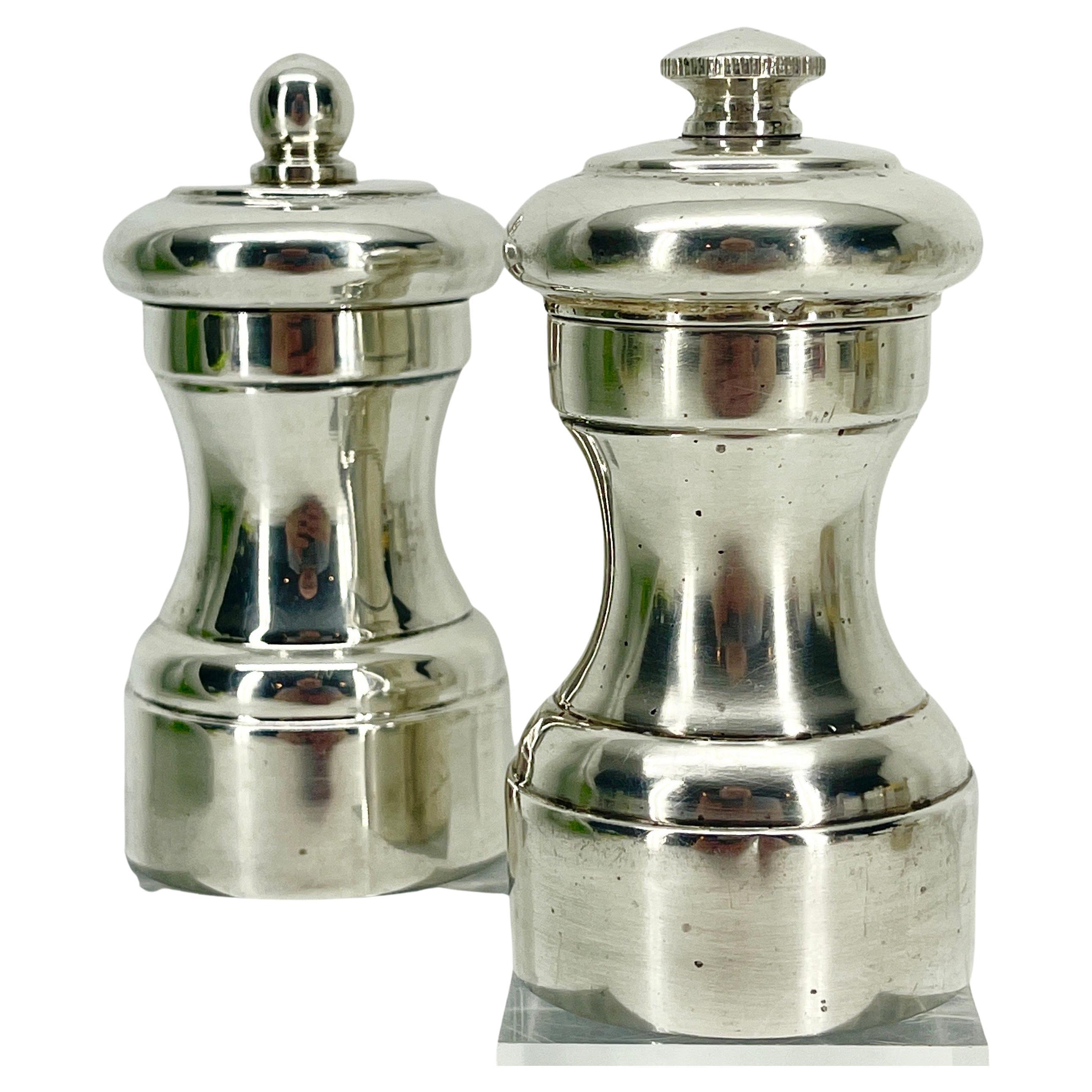 800 Silver and Crystal Swan Salter Set of 3 For Sale at 1stDibs