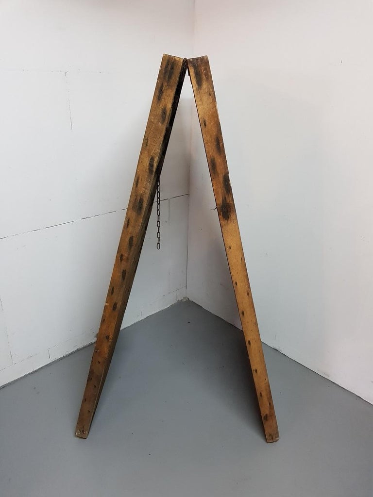 Vintage French Oak Champagne Rack Made in 1977 by Tailliet at 1stDibs ...