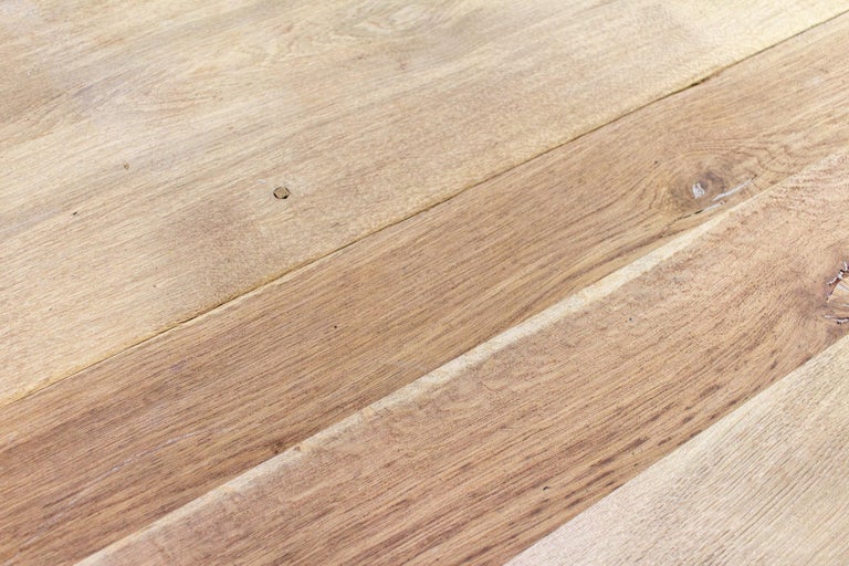 Vintage French Oak Gate Leg Drop-Leaf Table at 1stDibs