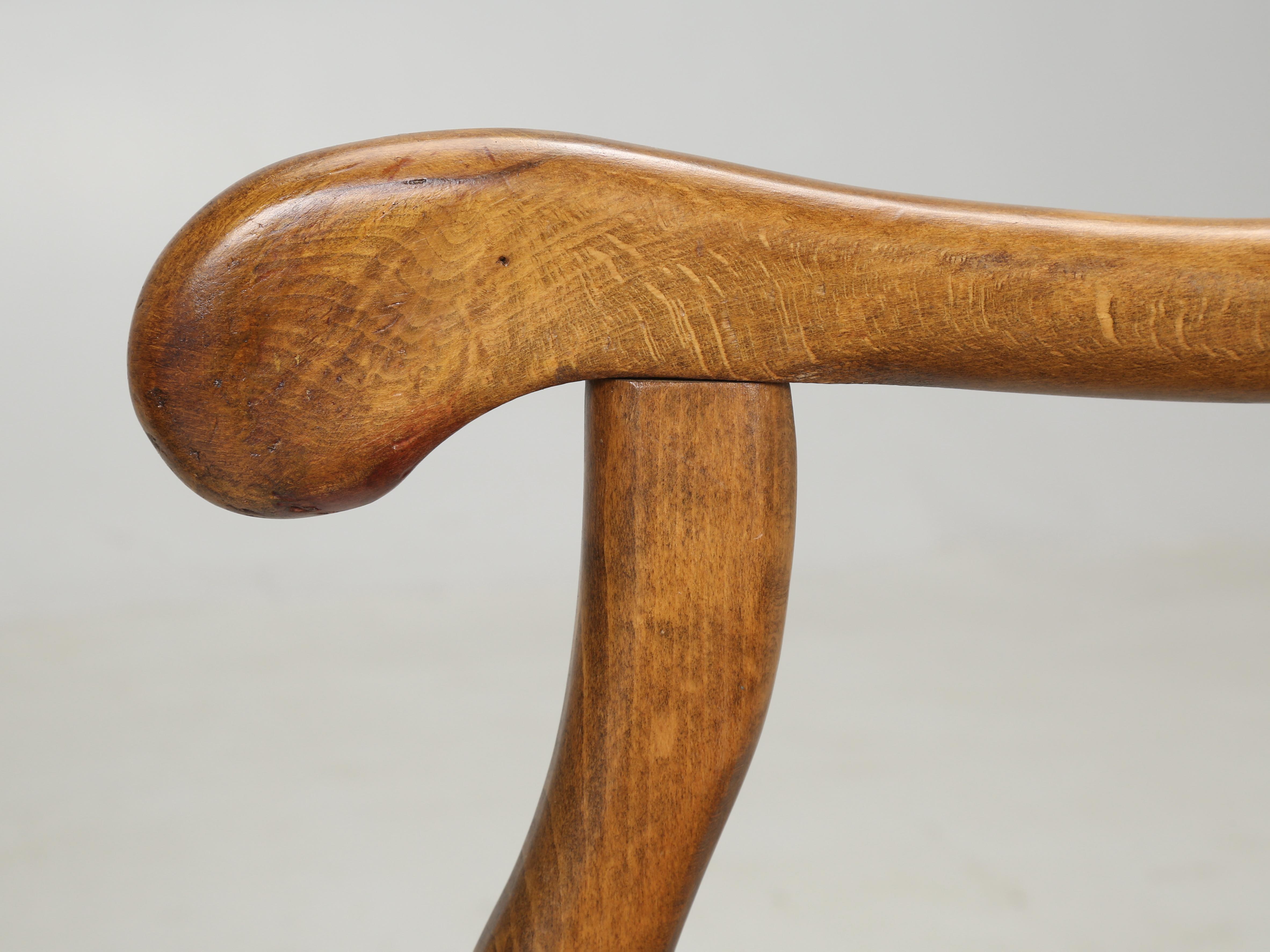 Vintage French Os De Mouton Style Arm Chairs Imported from France For ...