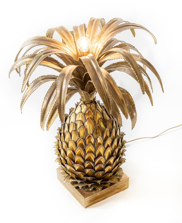 Vintage French Pineapple/Ananas Table Lamp by Maison Jansen at 1stDibs ...