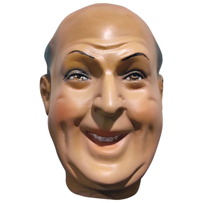 Vintage French Plaster Mannequin Head at 1stDibs
