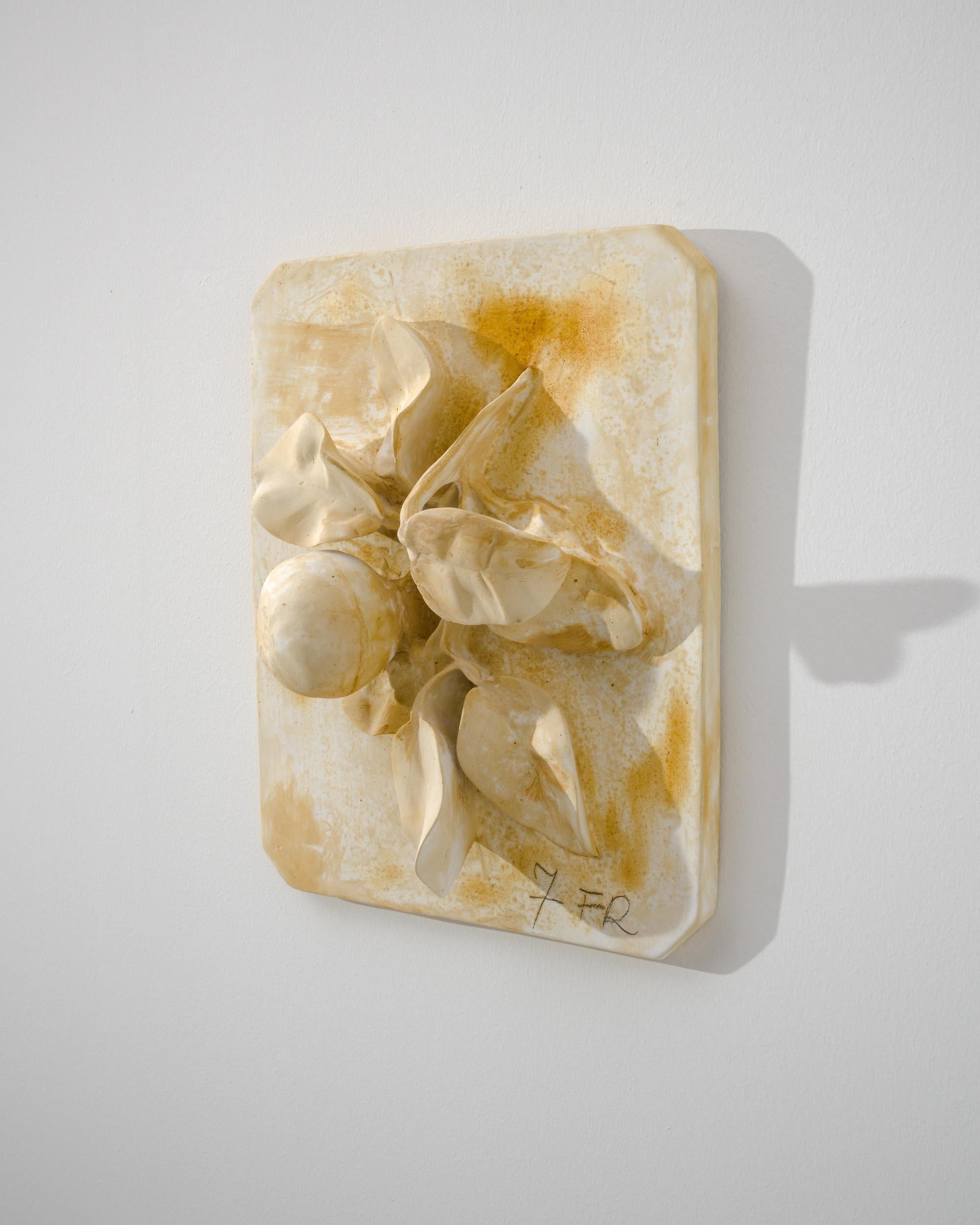 Vintage French Plaster Relief Decoration at 1stDibs