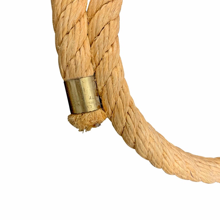 Vintage French Rope Lamp at 1stDibs
