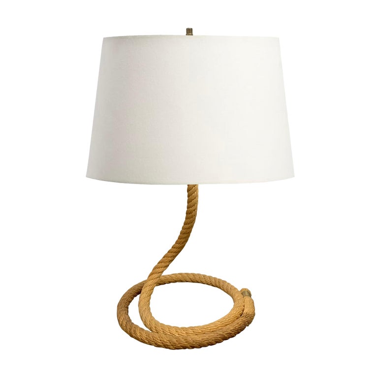 Vintage French Rope Lamp at 1stDibs