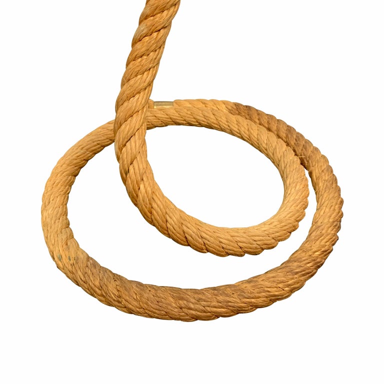 Vintage French Rope Lamp at 1stDibs