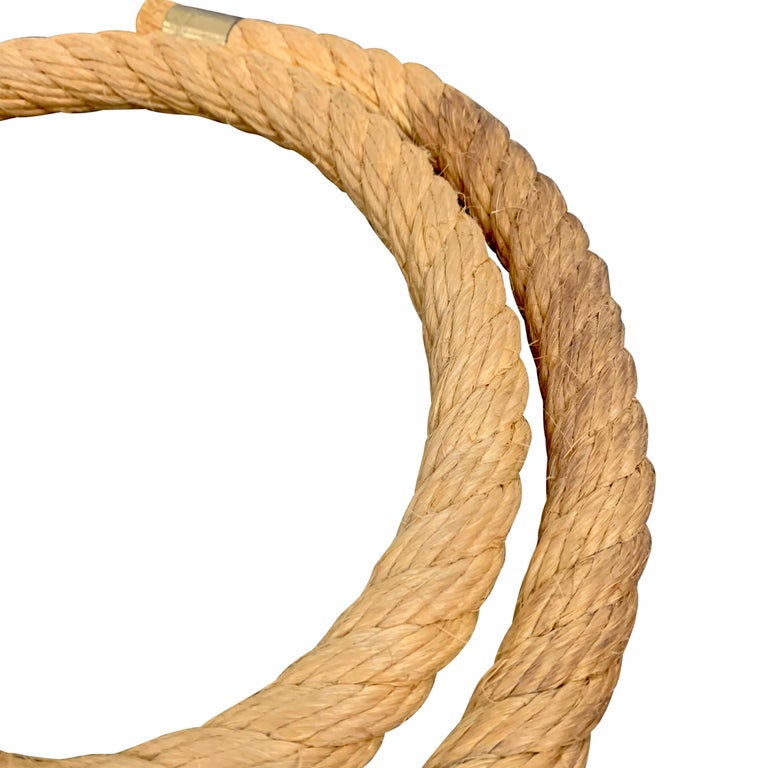 Vintage French Rope Lamp at 1stDibs