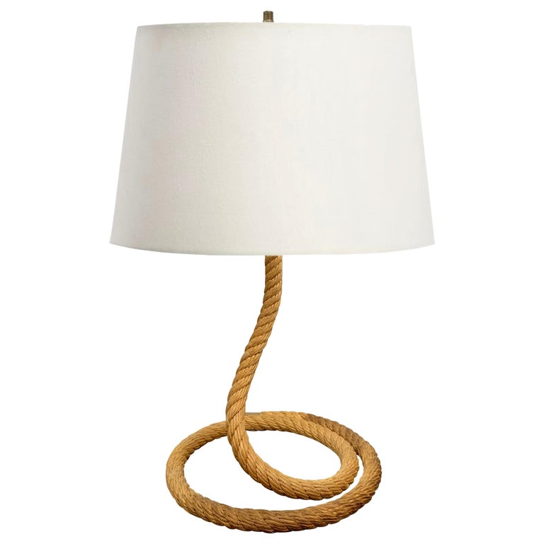 Vintage French Rope Lamp at 1stDibs