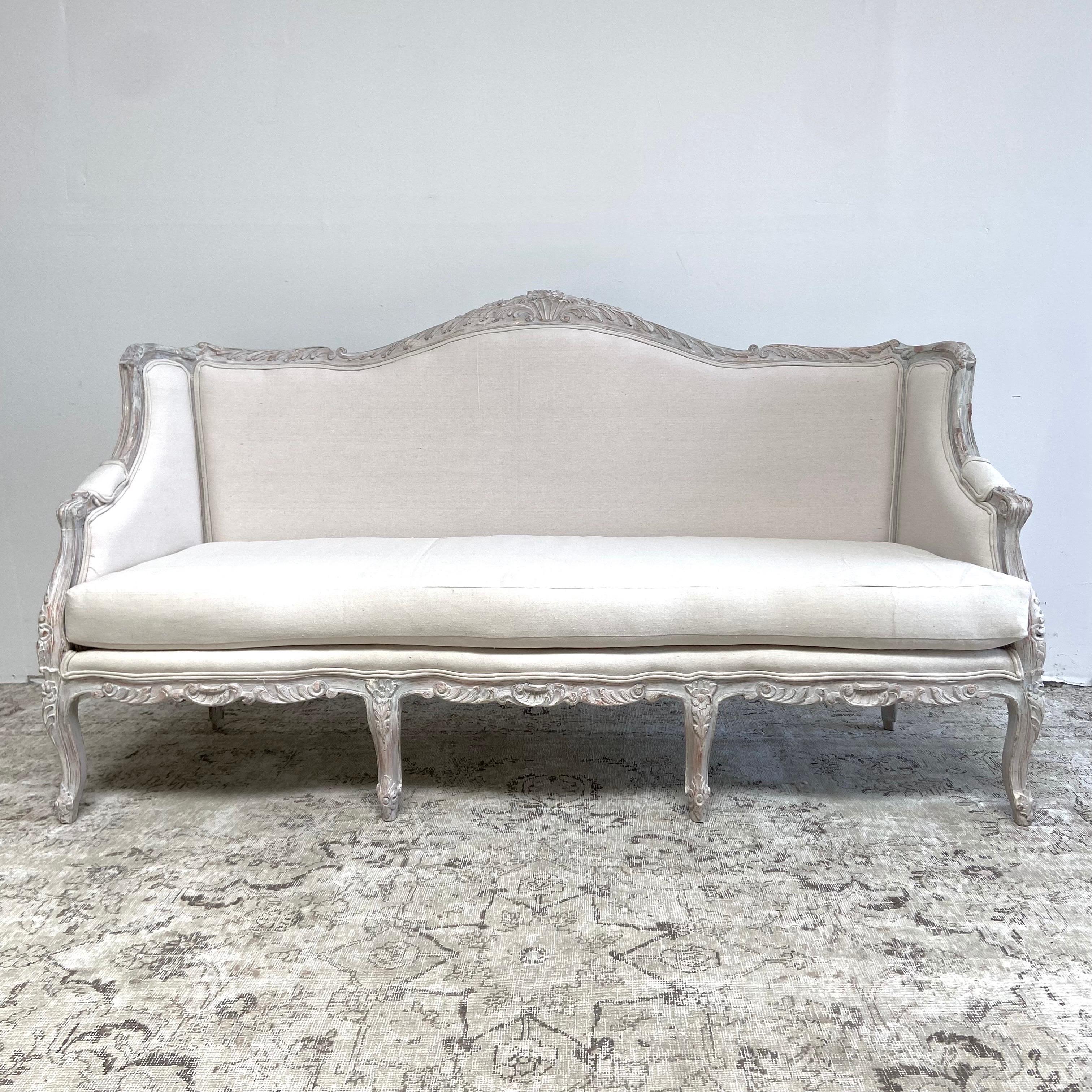 Vintage French Style Upholstered Daybed Sofa at 1stDibs | french style ...