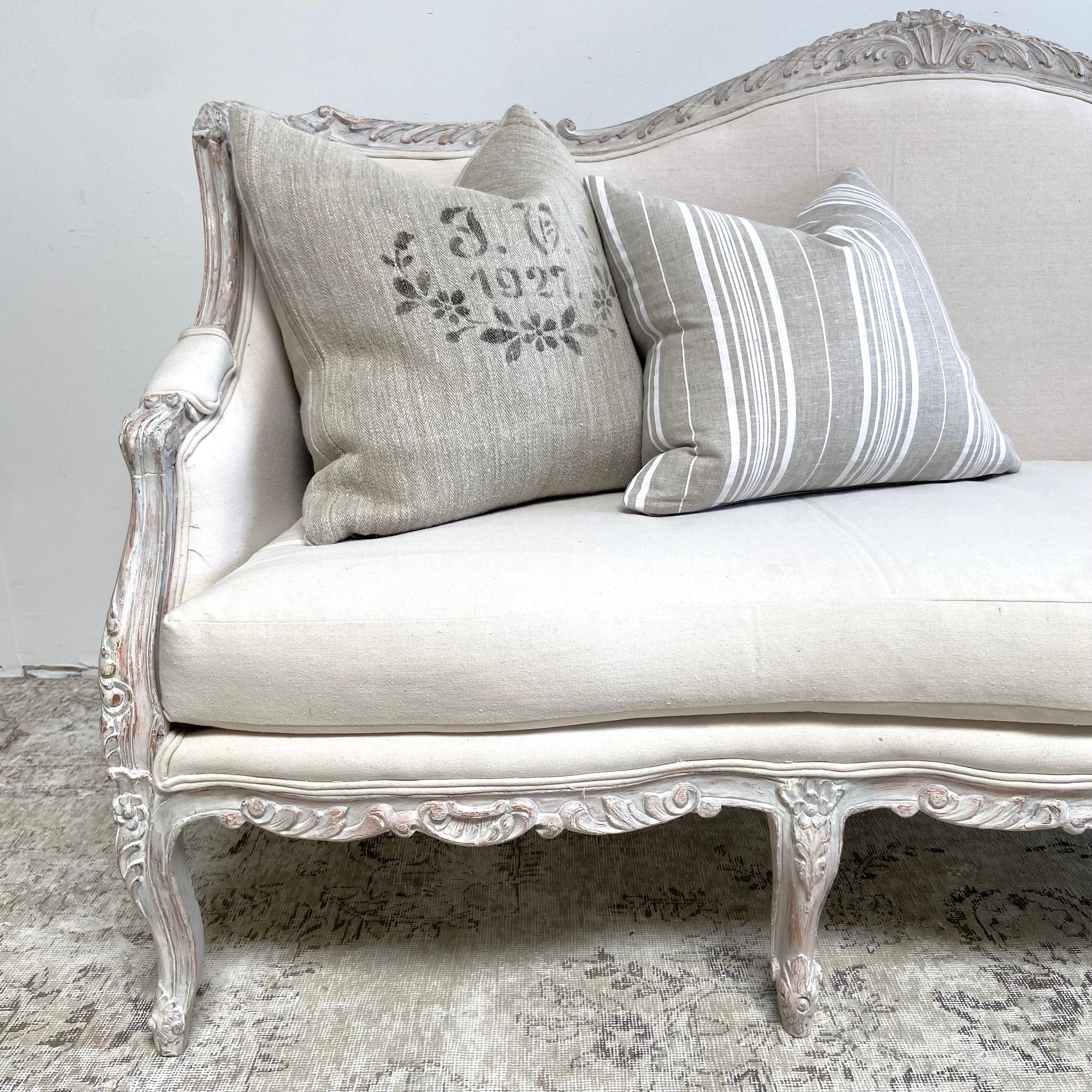 Vintage French Style Upholstered Daybed Sofa at 1stDibs | french style ...