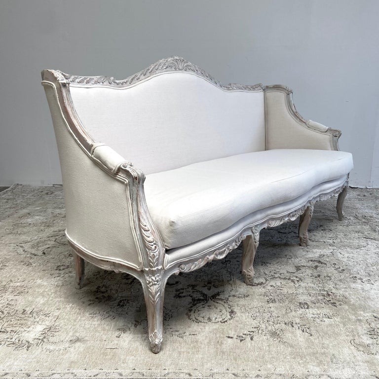 Vintage French Style Upholstered Daybed Sofa at 1stDibs | french style ...