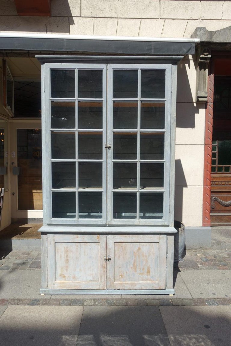 Vintage French Tallboy/Display Cabinet at 1stDibs