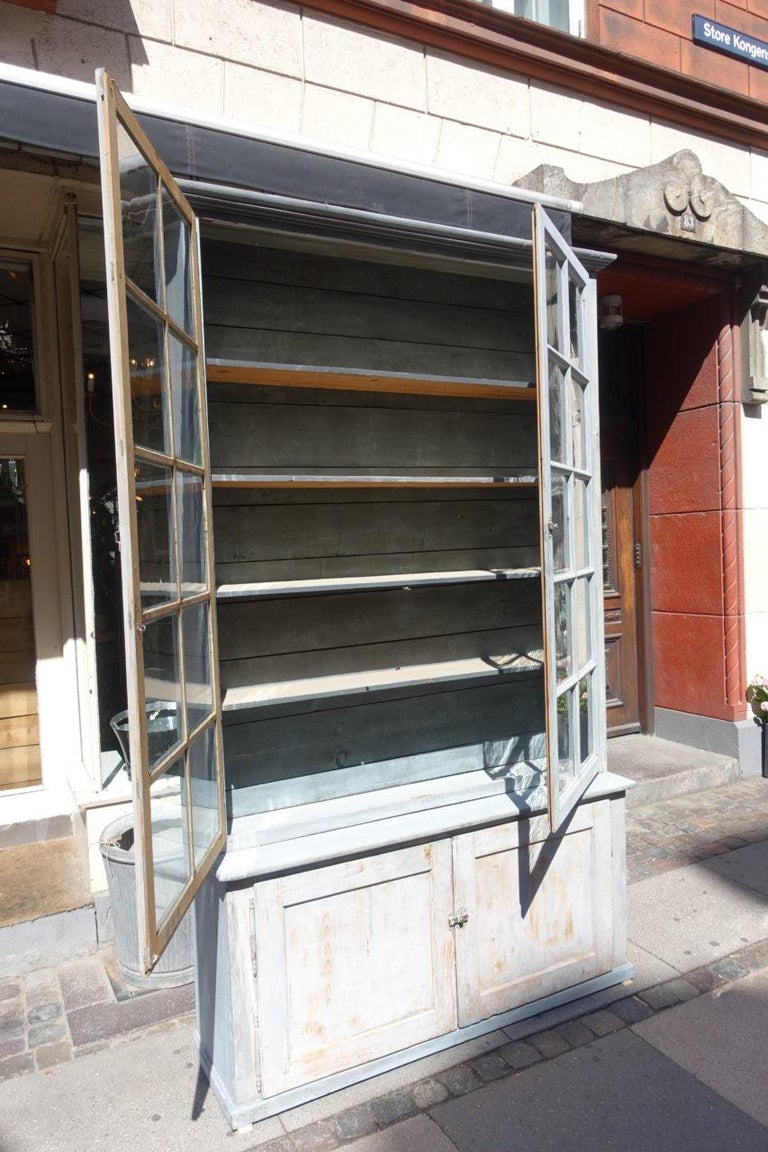 Vintage French Tallboy/Display Cabinet at 1stDibs