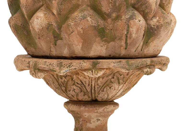 Vintage French Terracotta Pine Cones at 1stDibs