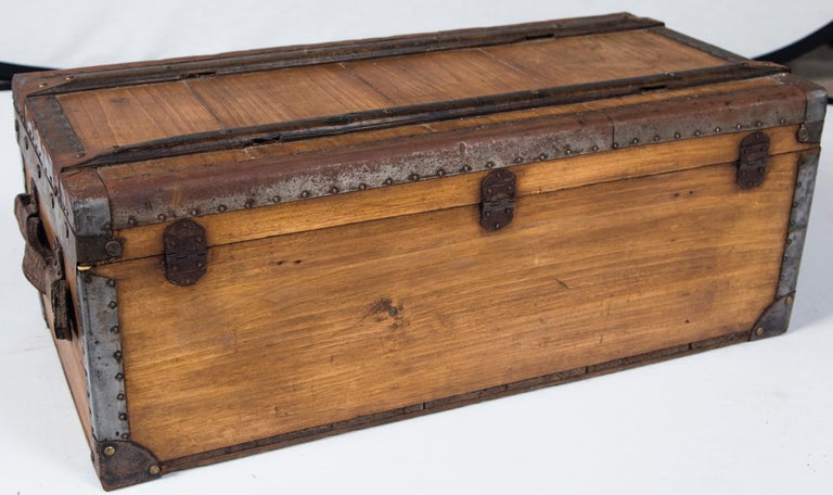 Vintage French Travel Trunk, circa 1920s at 1stDibs
