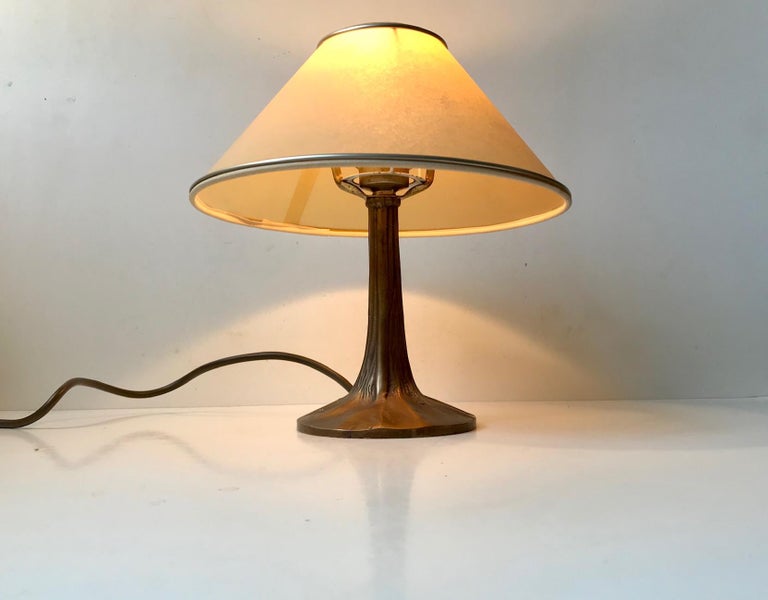 Vintage French Tree Shaped Table Lamp in Bronze, 1950s at 1stDibs