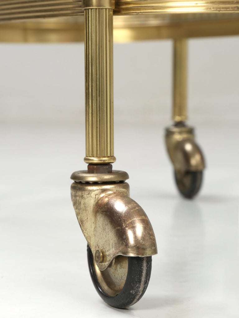 Vintage French Très Petite Tea Cart or Bar Cart at 1stDibs