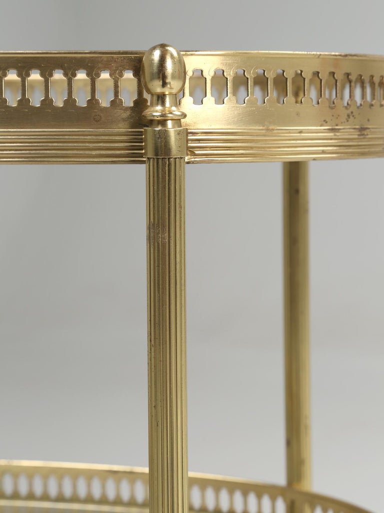 Vintage French Très Petite Tea Cart or Bar Cart at 1stDibs