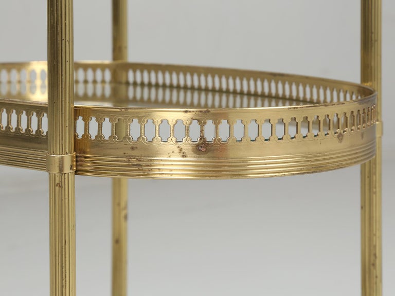 Vintage French Très Petite Tea Cart or Bar Cart at 1stDibs