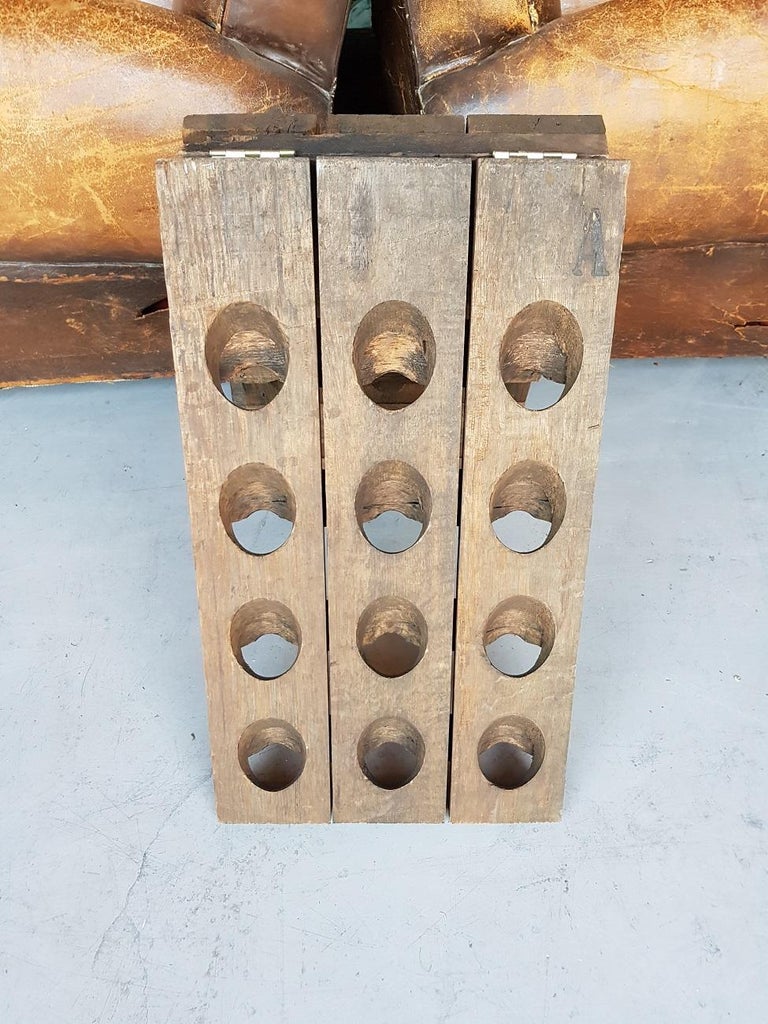 Vintage French Wine Rack 24 Bottles It's Made from a Champagne Rack at ...