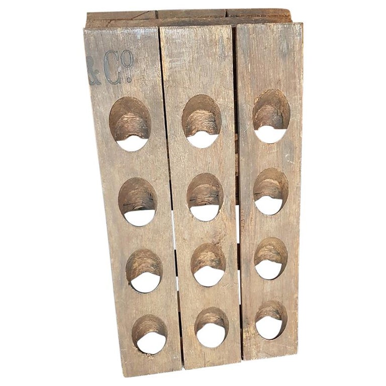 Vintage French Wine Rack 24 Bottles It's Made from a Champagne Rack at ...