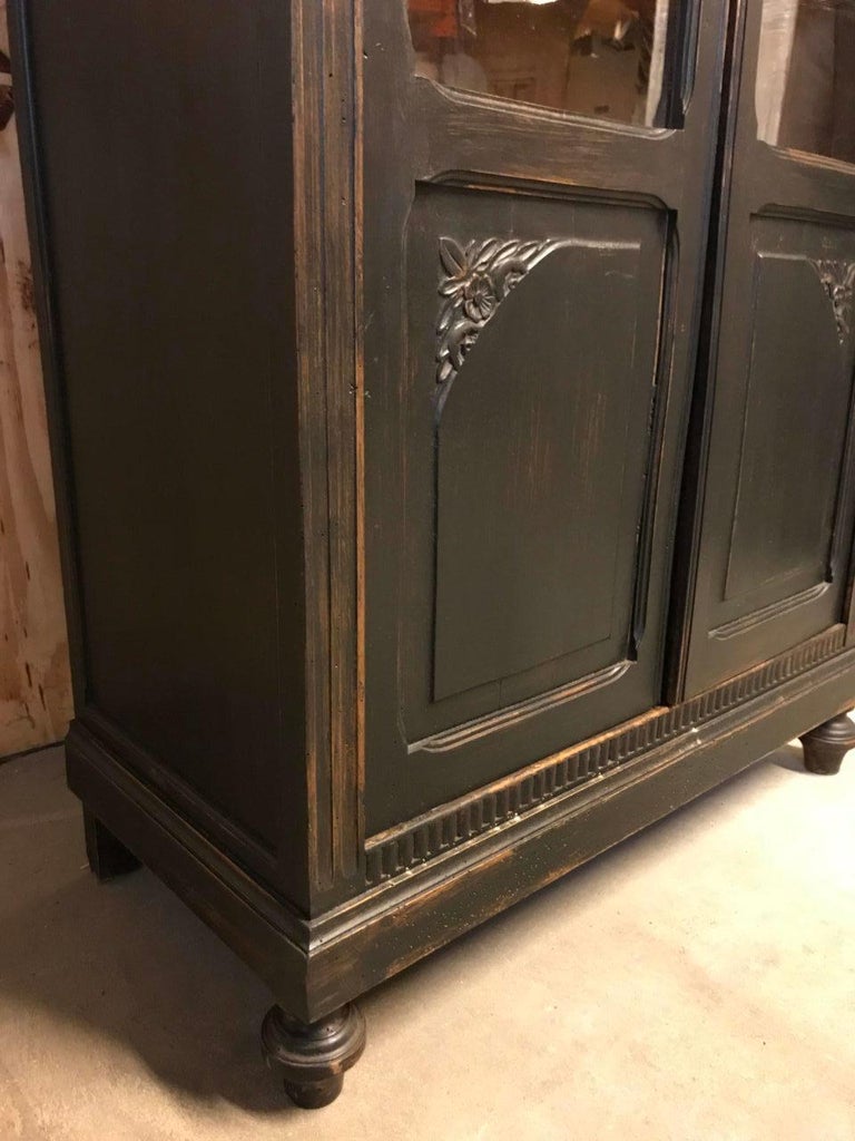 Vintage French Wooden Bookcase/Cabinet at 1stDibs | vintage french bookcase