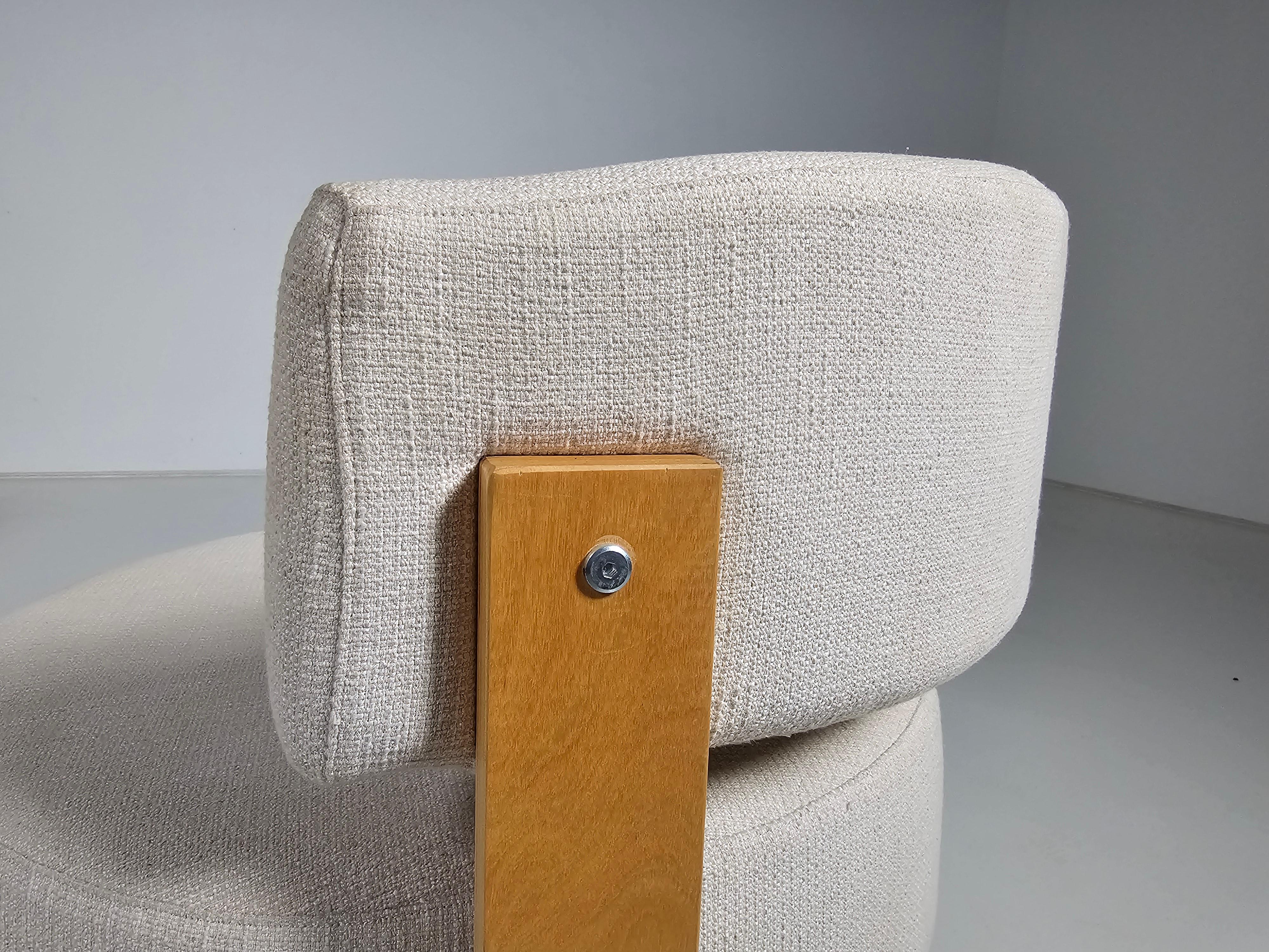 Vintage Fridene Swivel Armchairs in off-white fabric by Carina Bengs ...