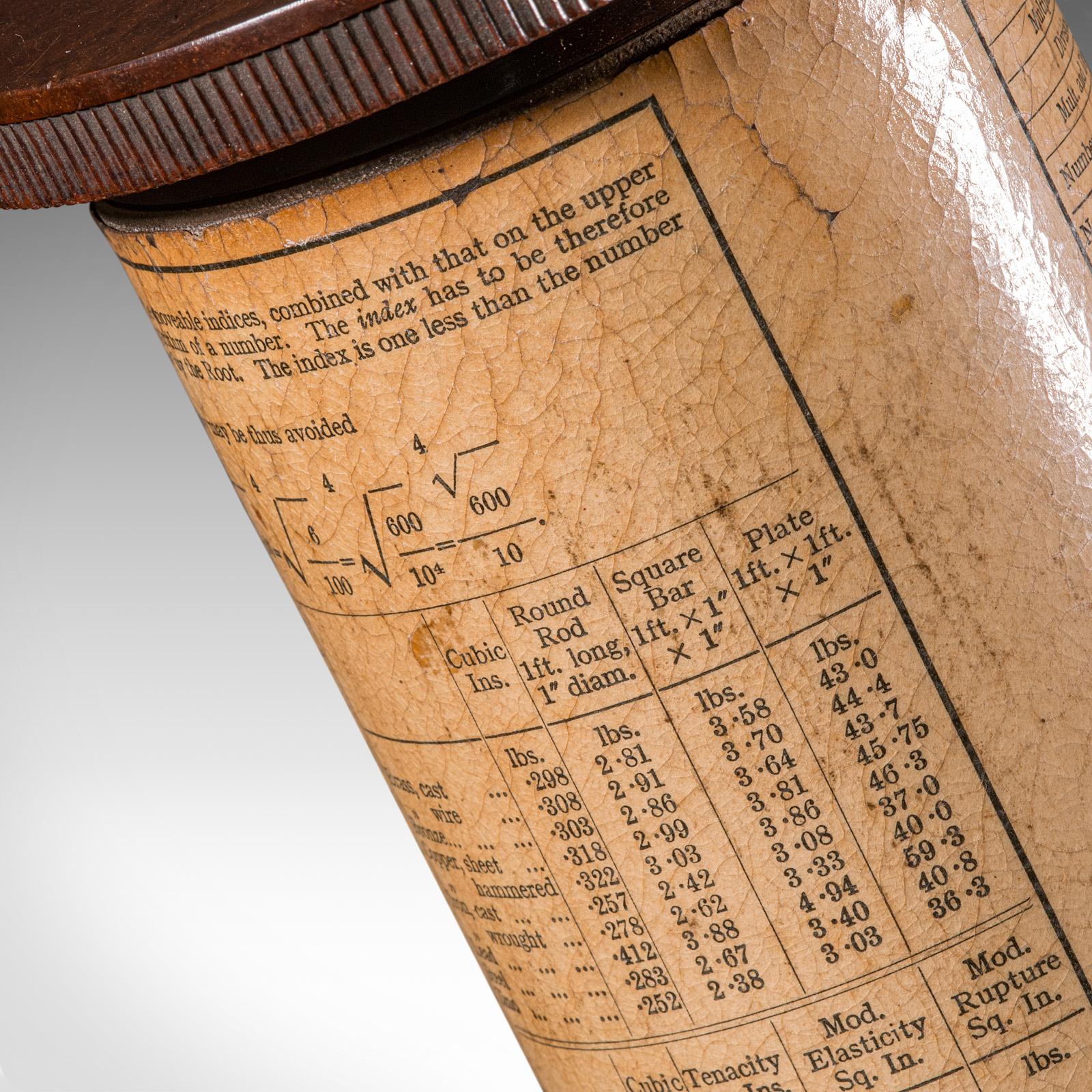 Vintage Fuller's Calculator, English, Walnut Case, Scientific ...