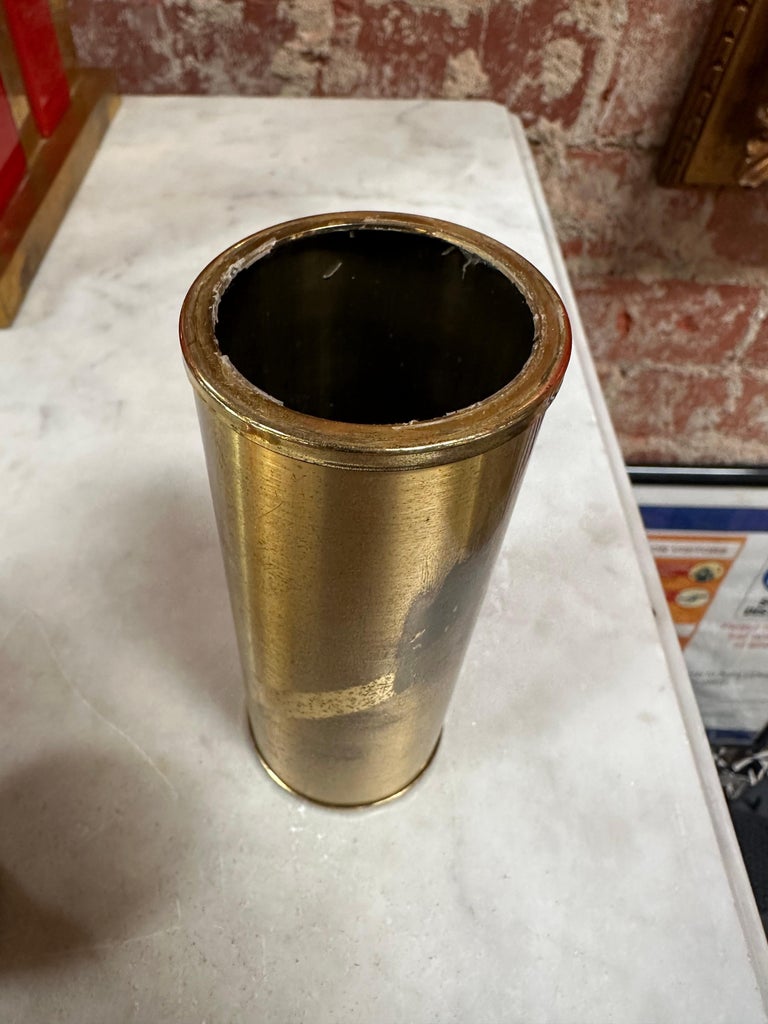 Vintage Fully Brass Italian Lighter 1970s For Sale at 1stDibs