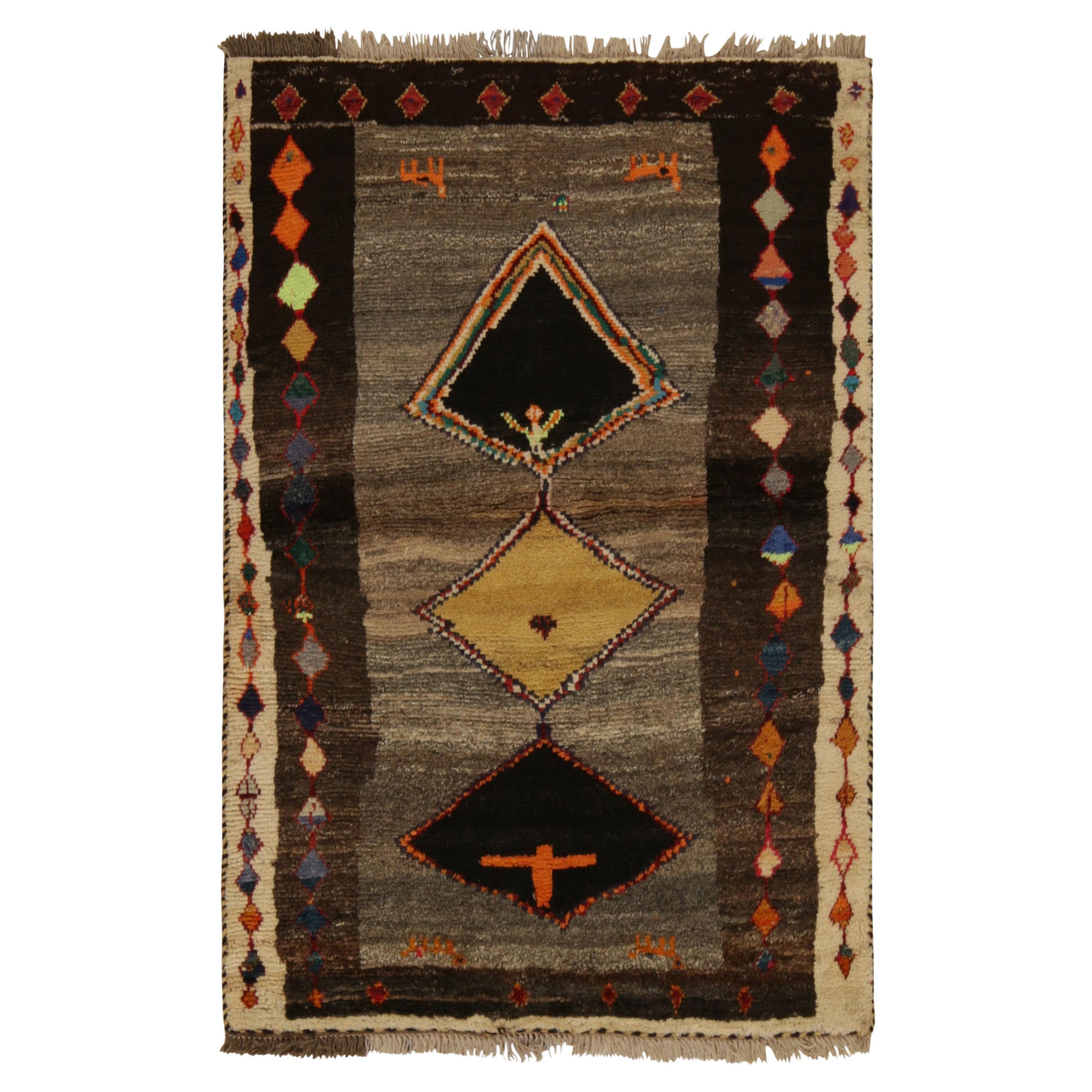 21st Century Modern Indian Gabbeh Style Rug For Sale at 1stDibs
