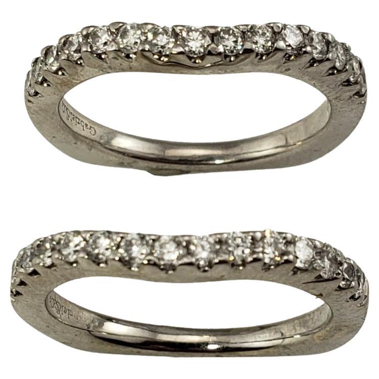 14 Karat White Gold Princess Diamond Wedding Band For Sale at 1stDibs ...